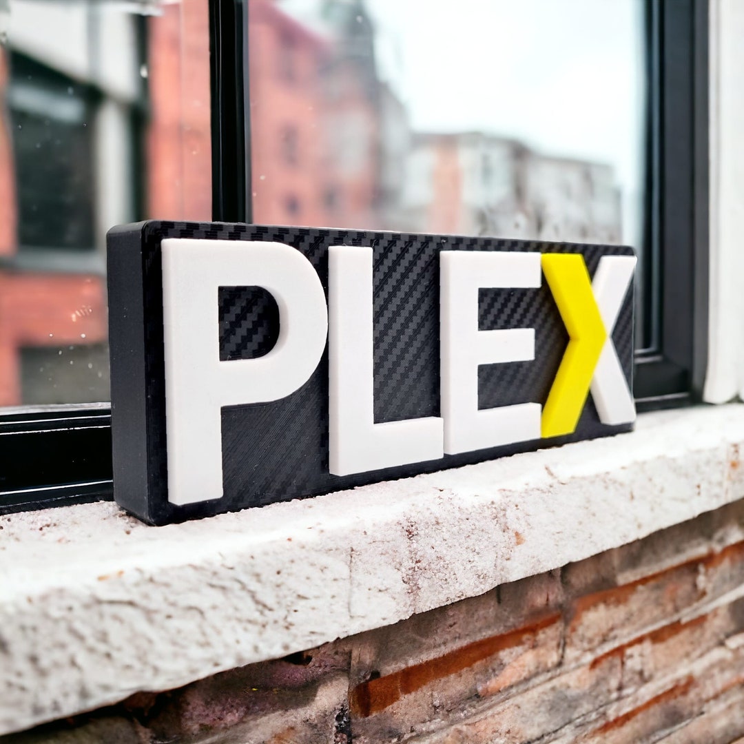 Plex Free Standing Logo, 3d Printed. Size 20cm X 6 Cm. - Etsy