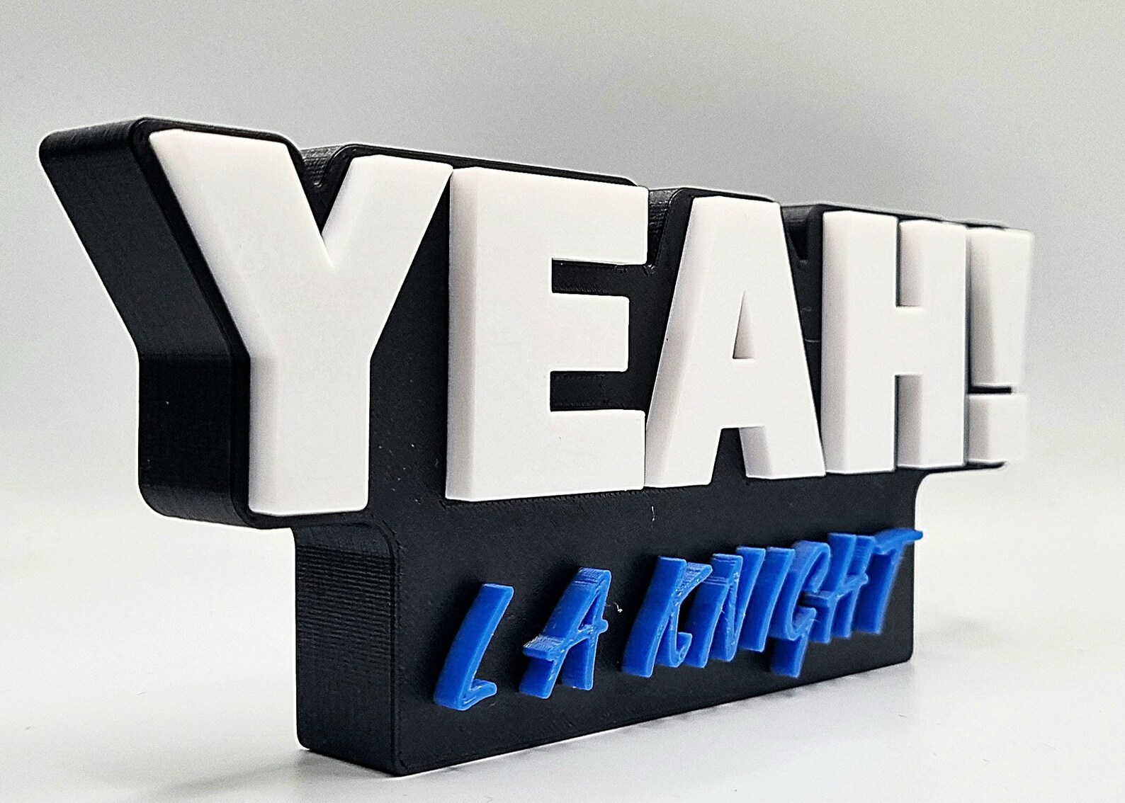 WWE / WWF LA Knight Free Standing Logo. Size 3.1in X 6.7in - Etsy