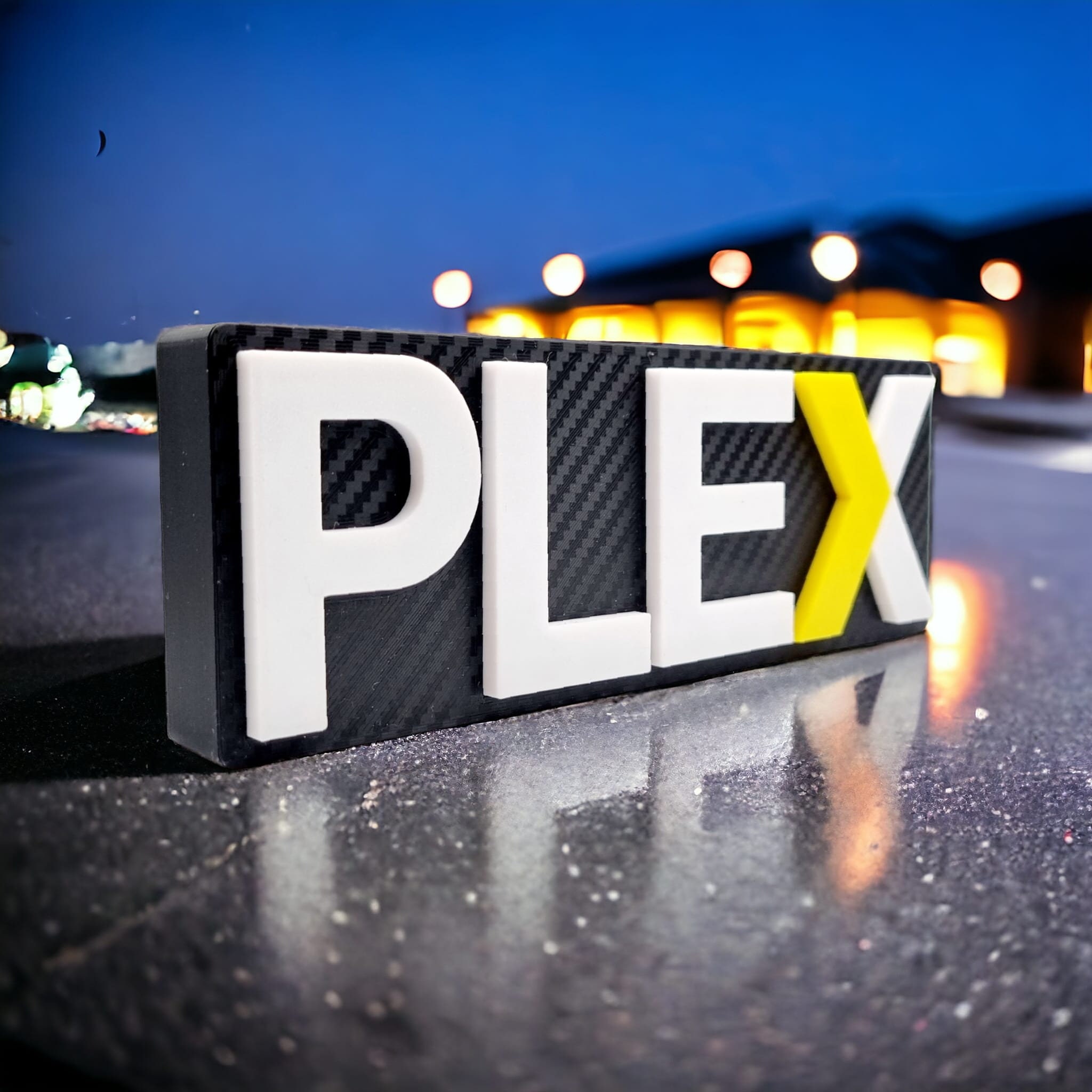 Plex Free Standing Logo, 3d Printed. Size 20cm X 6 Cm. - Etsy