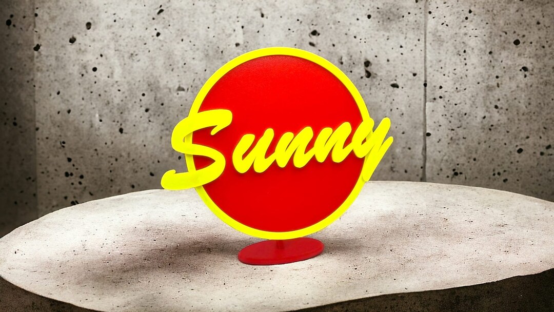 WWF / SUNNY 3D Printed Logo Size 15cm X 18cm - Etsy