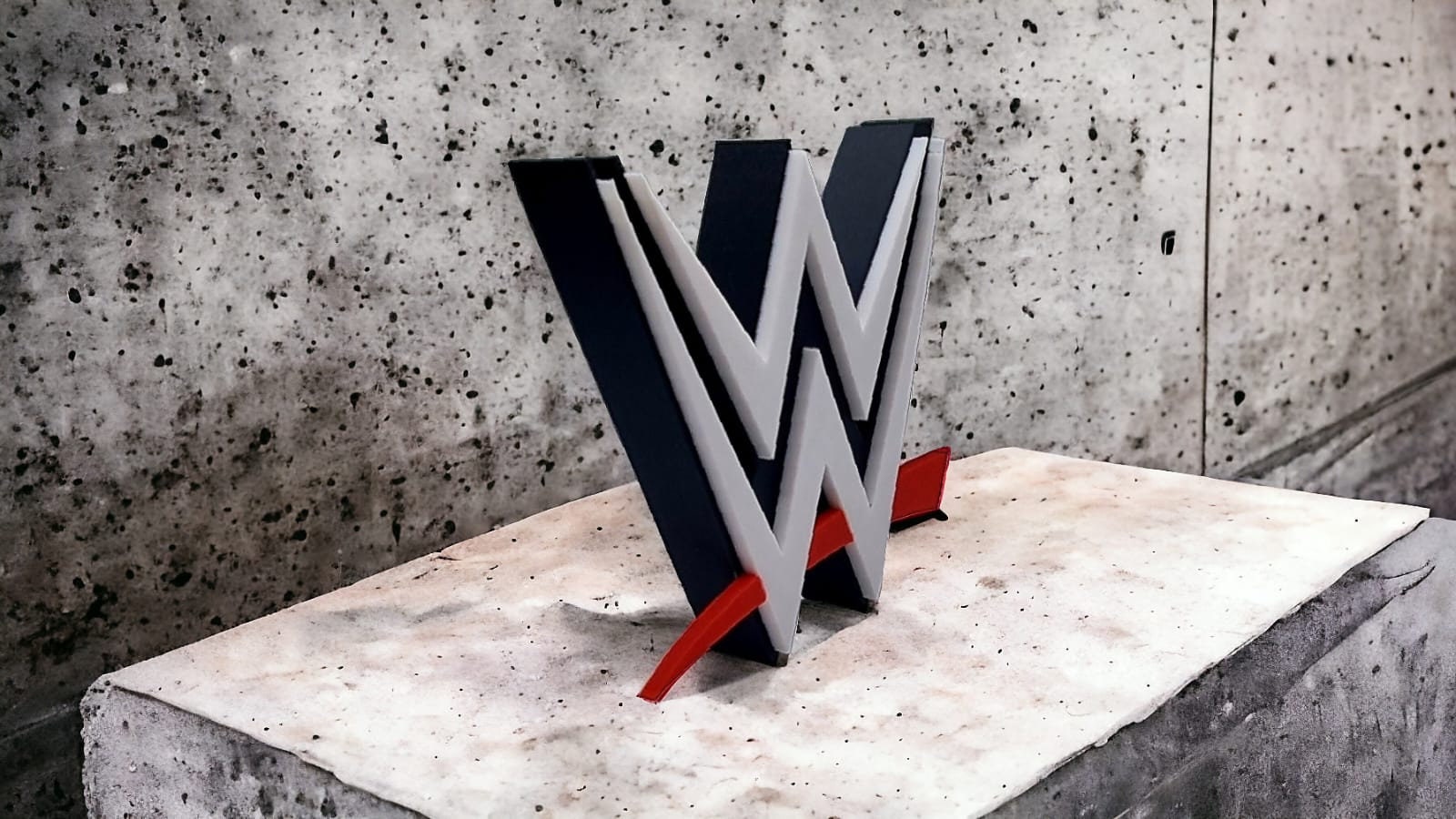 WWE Logo Free Standing Logo. 3D Printed. 4.5in X 4.5in - Etsy UK