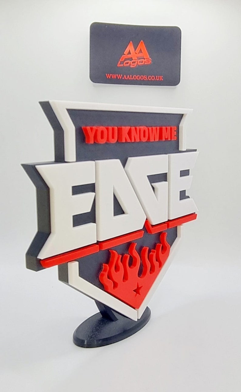 WWE / AEW EDGE Rated R Superstar 3D Printed Logo - Etsy
