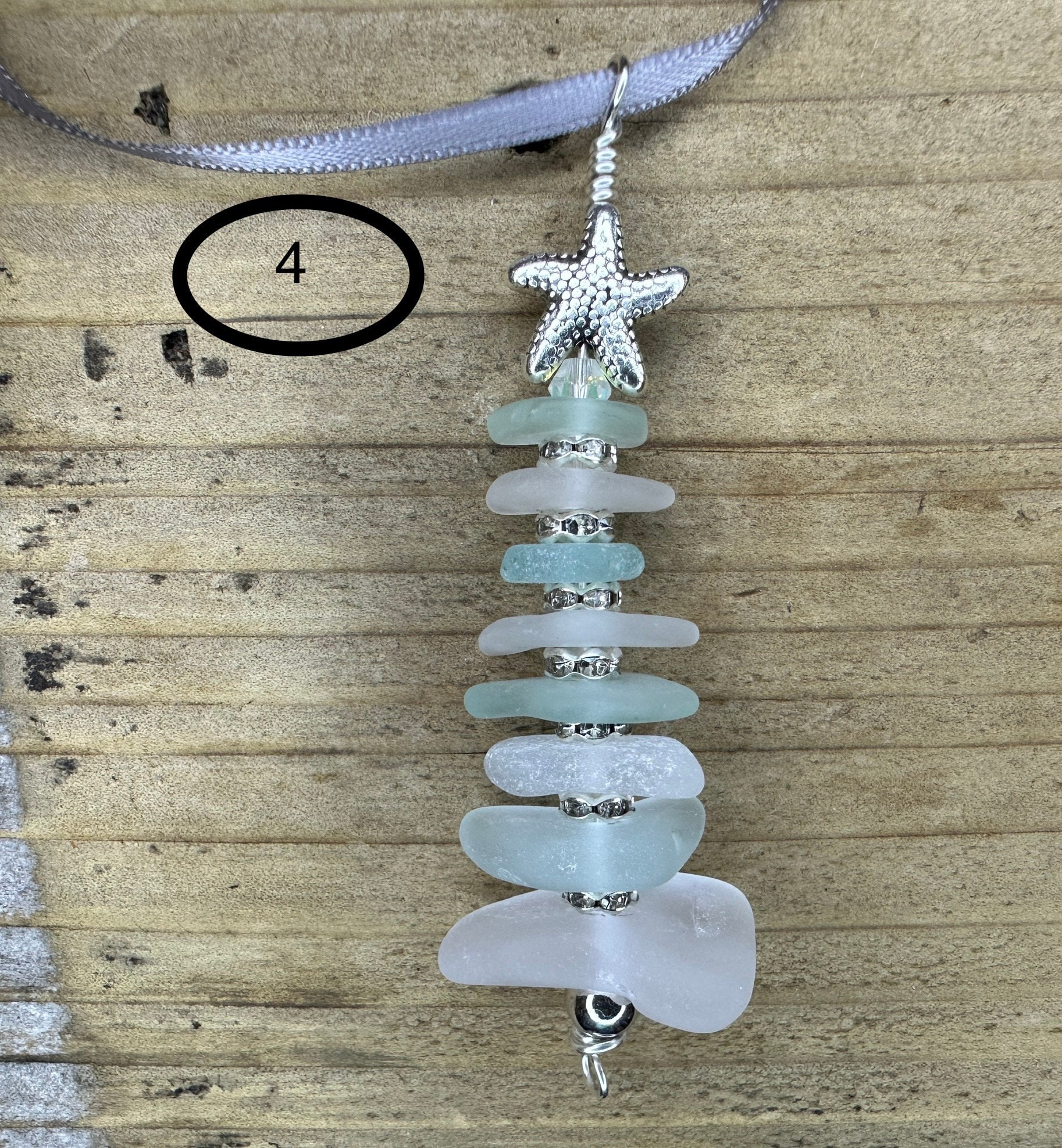 Sea Glass Tree Ornament Sea Glass Art Authentic Sea Glass Ornament - Etsy