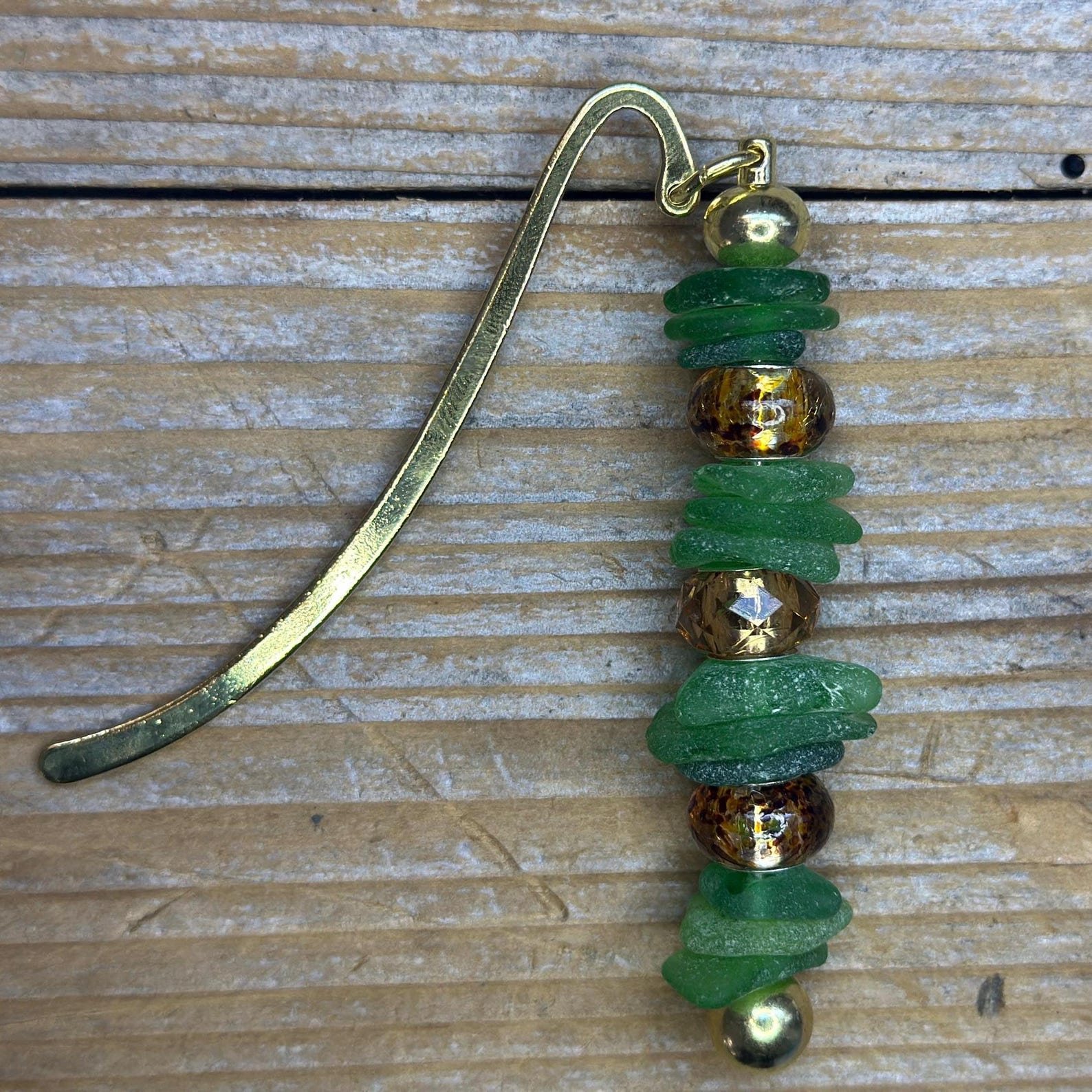 Sea Glass Bookmark - Etsy