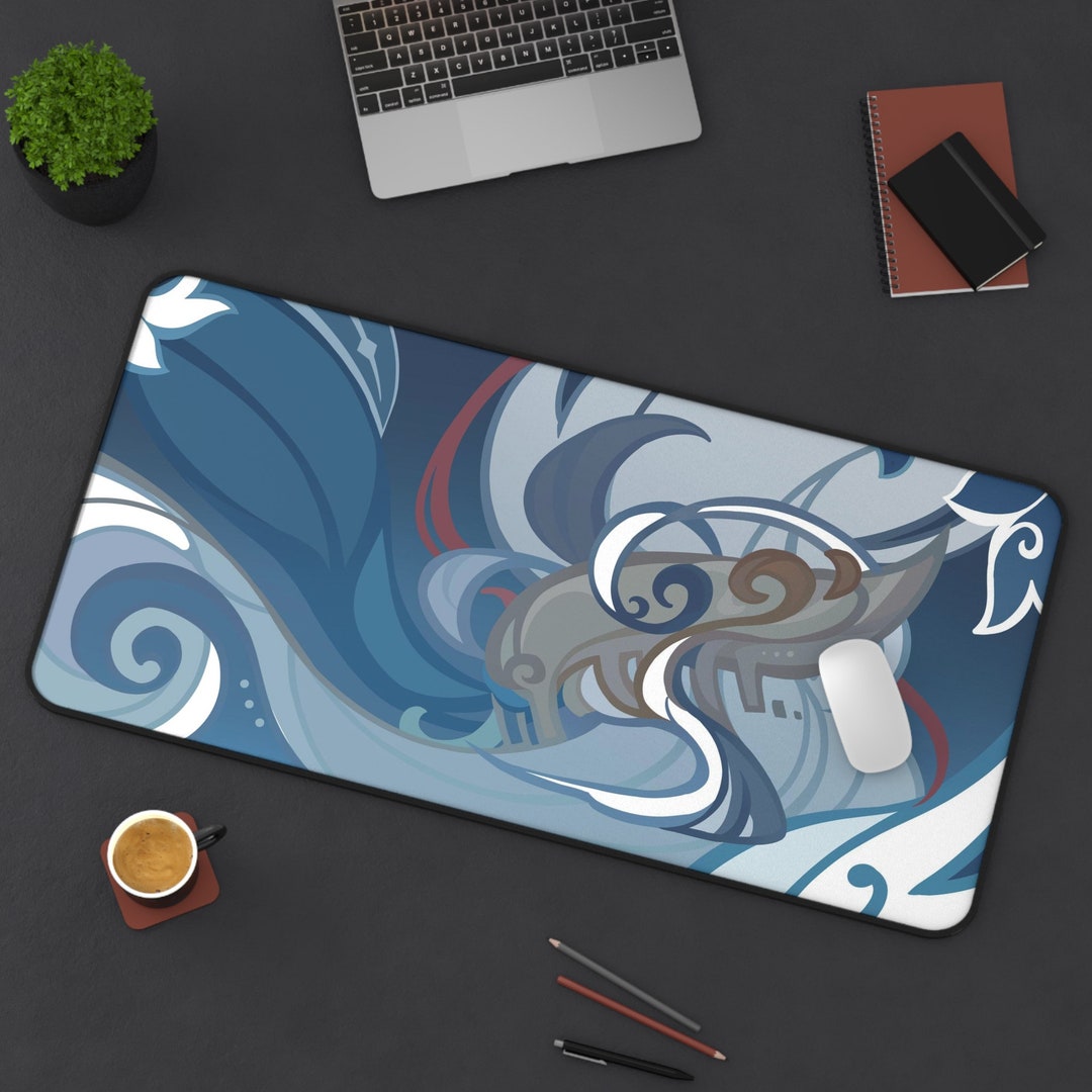Shenhe Inspired Genshin Impact Desk Mat Mousepad - Etsy