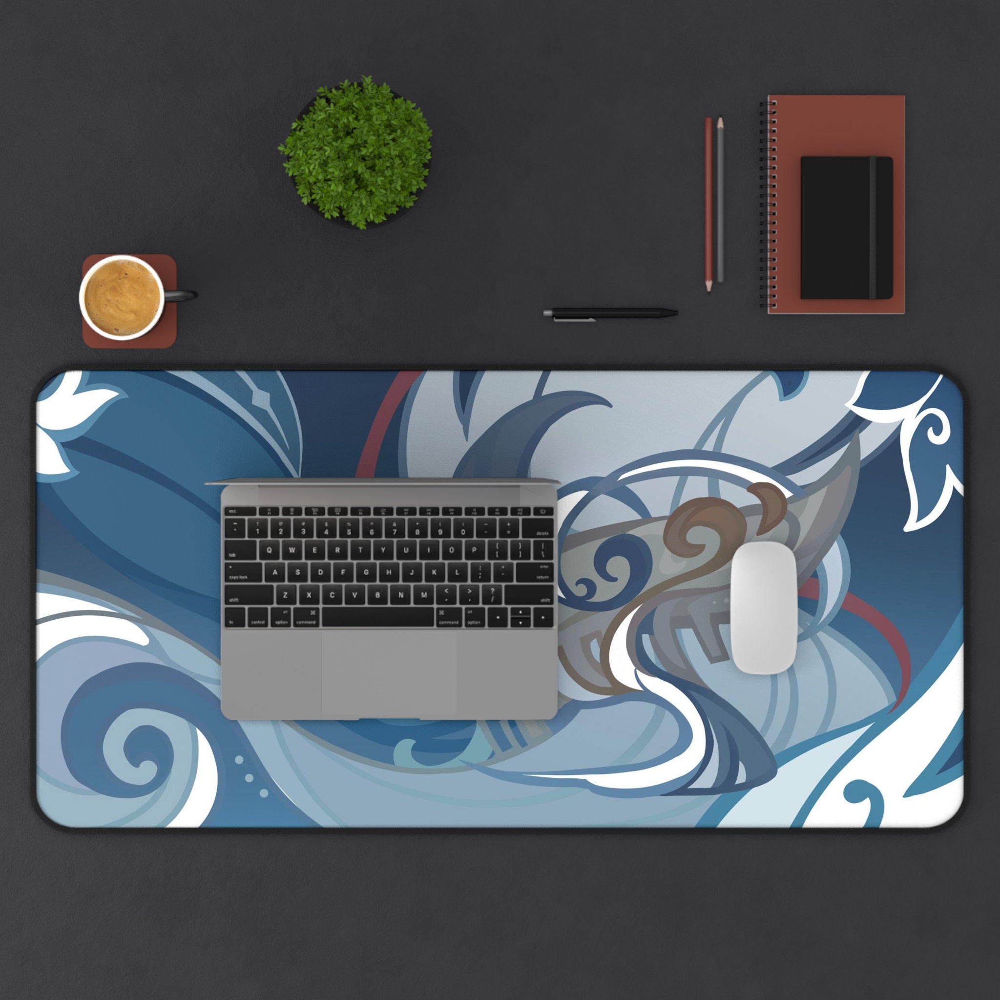 Shenhe Inspired Genshin Impact Desk Mat Mousepad - Etsy