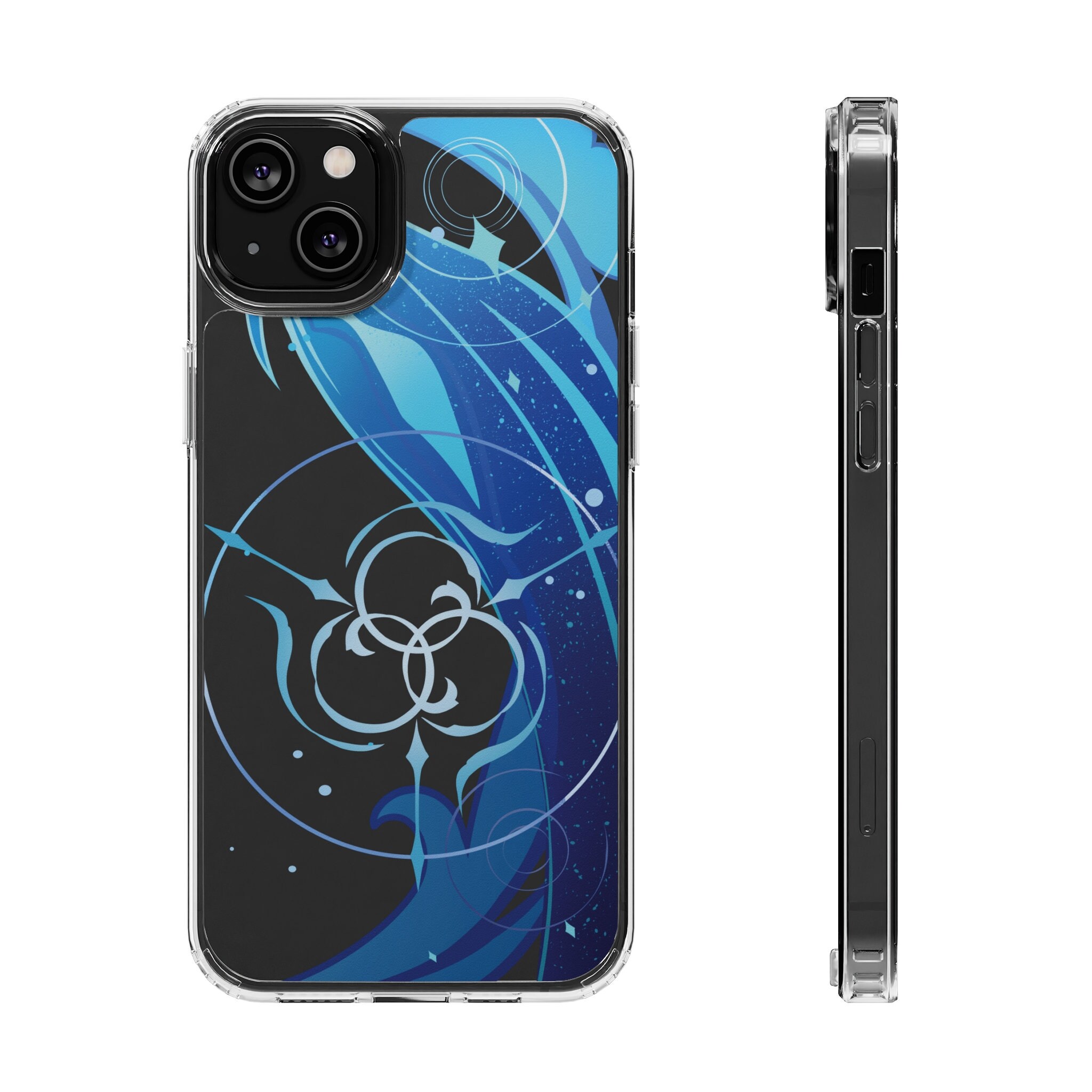 Genshin Neuvillette Inspired Clear Phone Case - Etsy