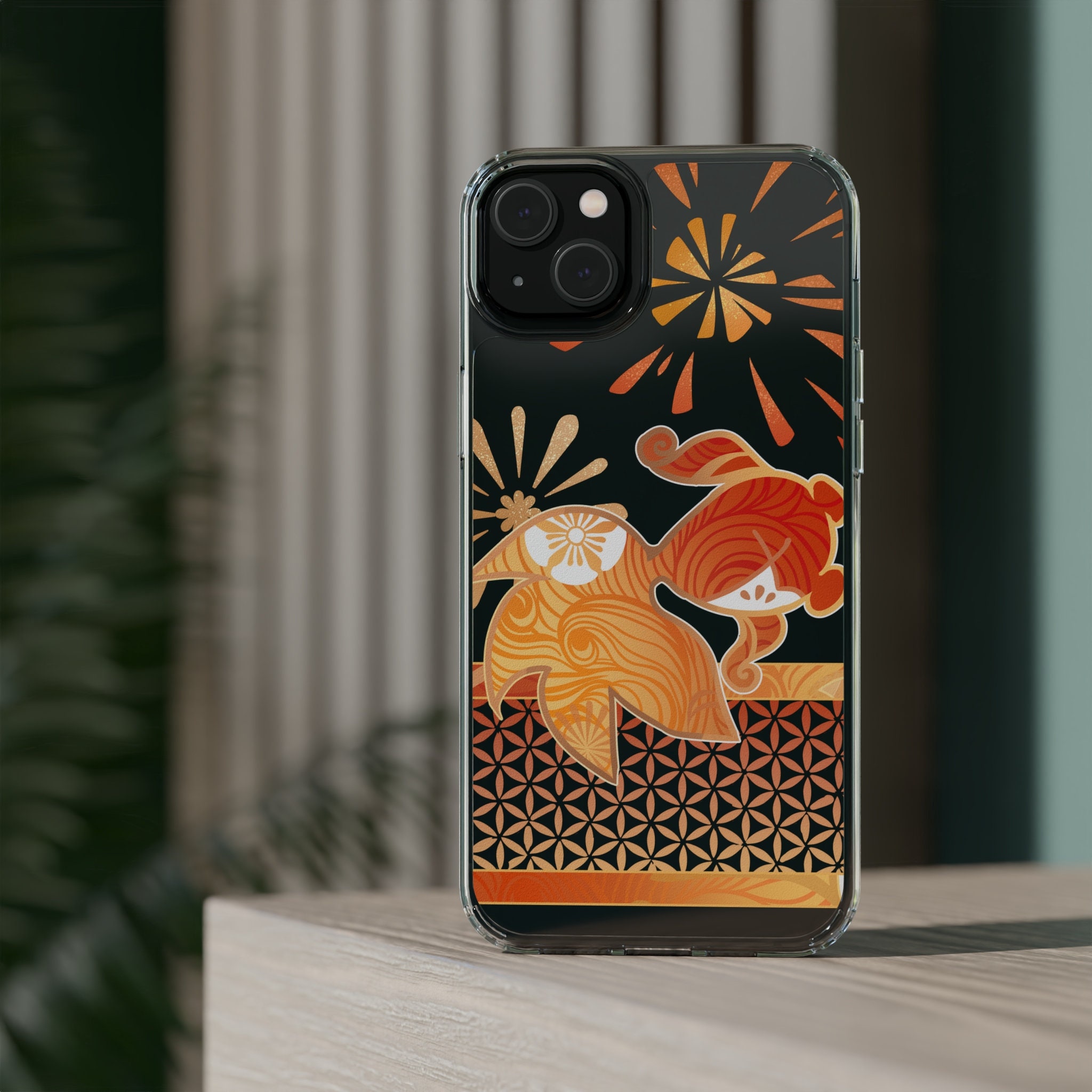 Genshin Yoimiya Inspired Aesthetic Clear Phone Case - Etsy