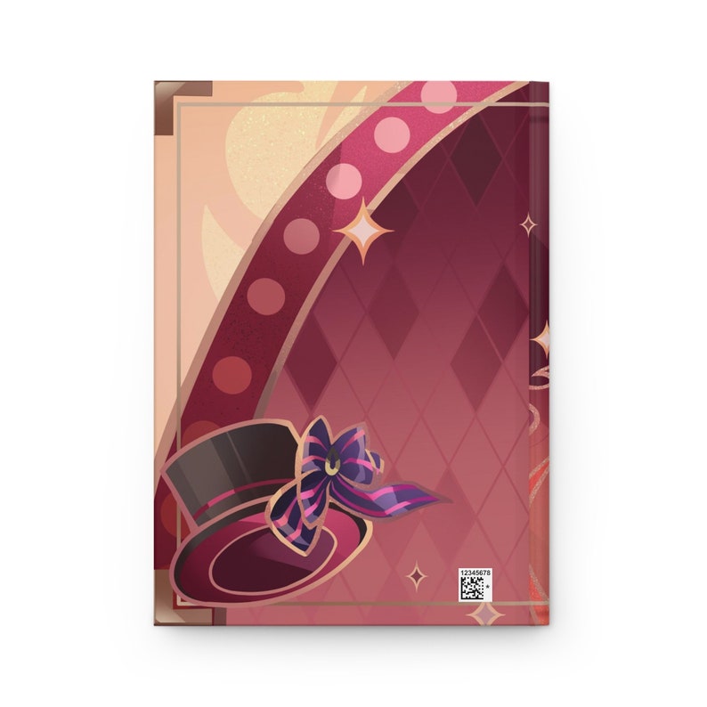 Lyney Genshin Impact Inspired Fontaine Hardcover Notebook - Etsy