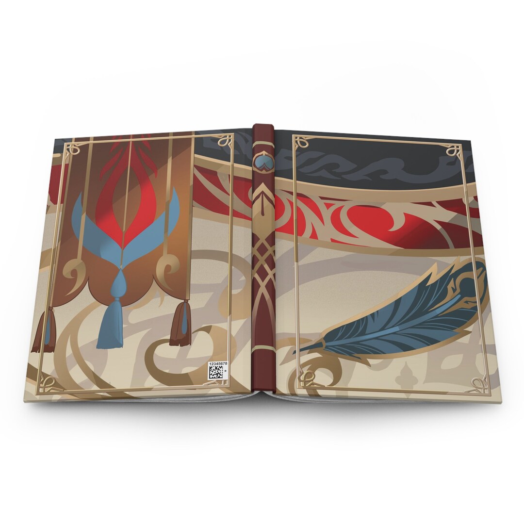 Genshin Kaveh Fanmade Namecard Inspired Hardcover Notebook - Etsy