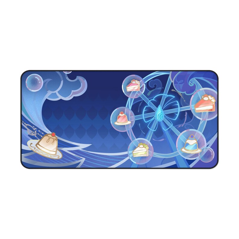 Furina Inspired Genshin Impact Desk Mat Mousepad Keyboard Mat - Etsy
