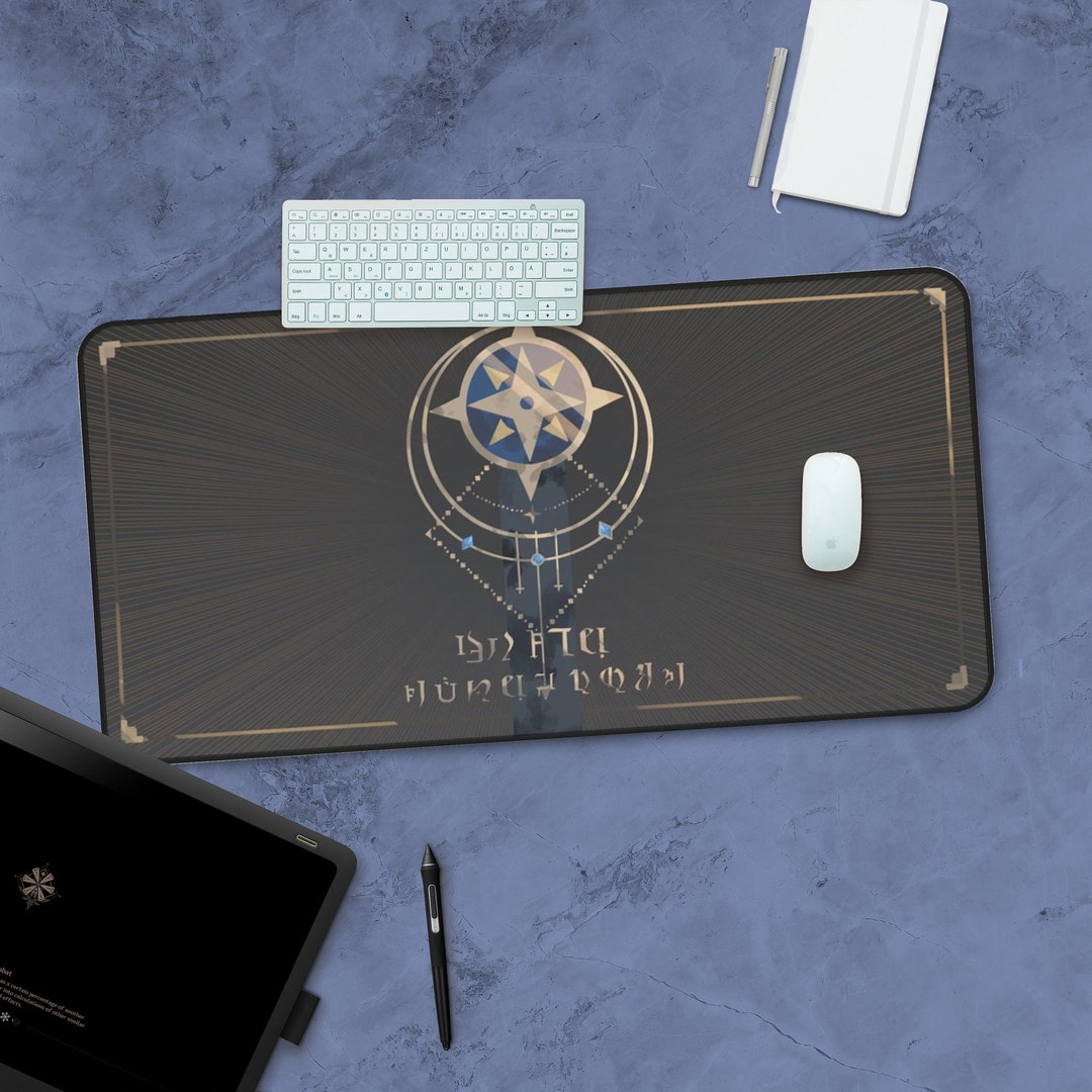 Adventurer's Guild Journal Desk Mat Mousepad; Genshin Impact - Etsy