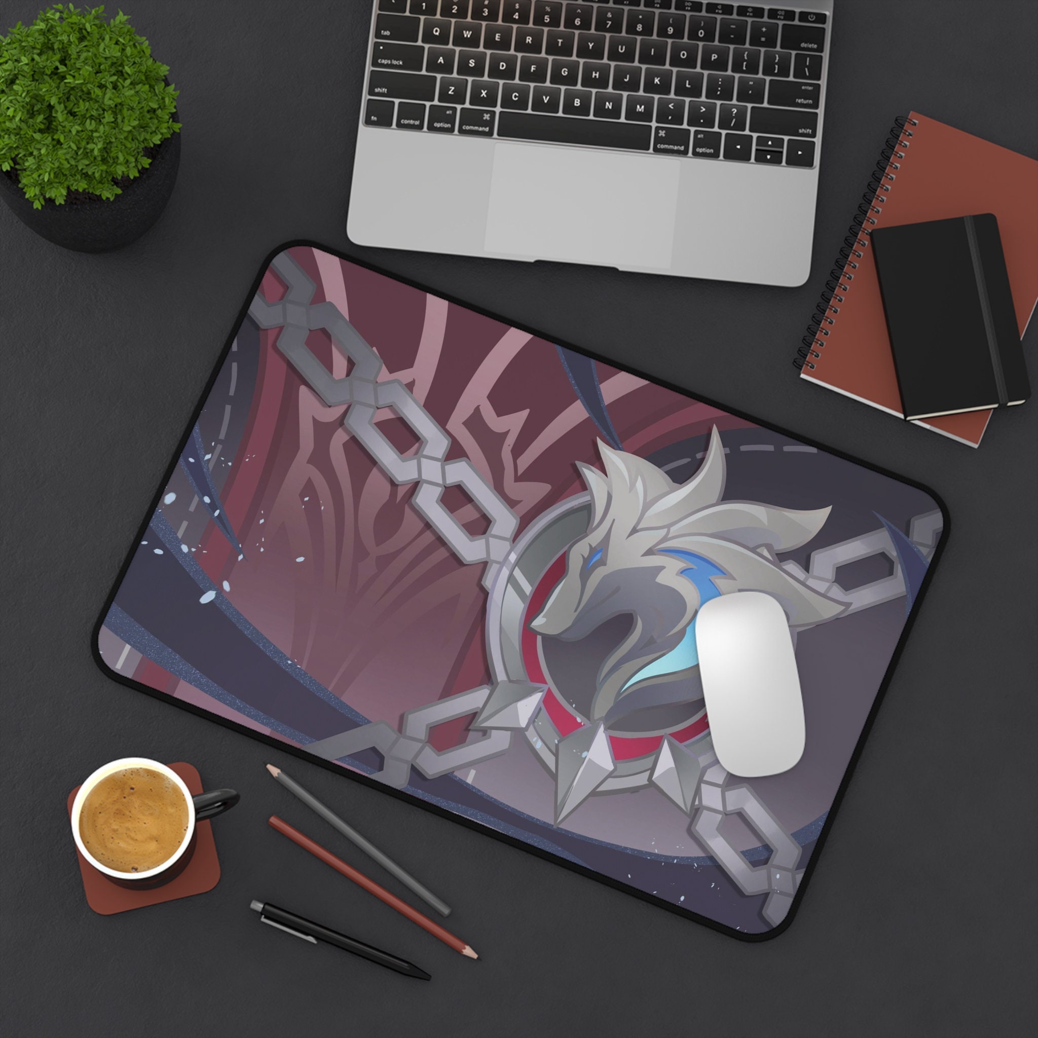 Wriothesley Inspired Genshin Impact Desk Mat Mousepad - Etsy