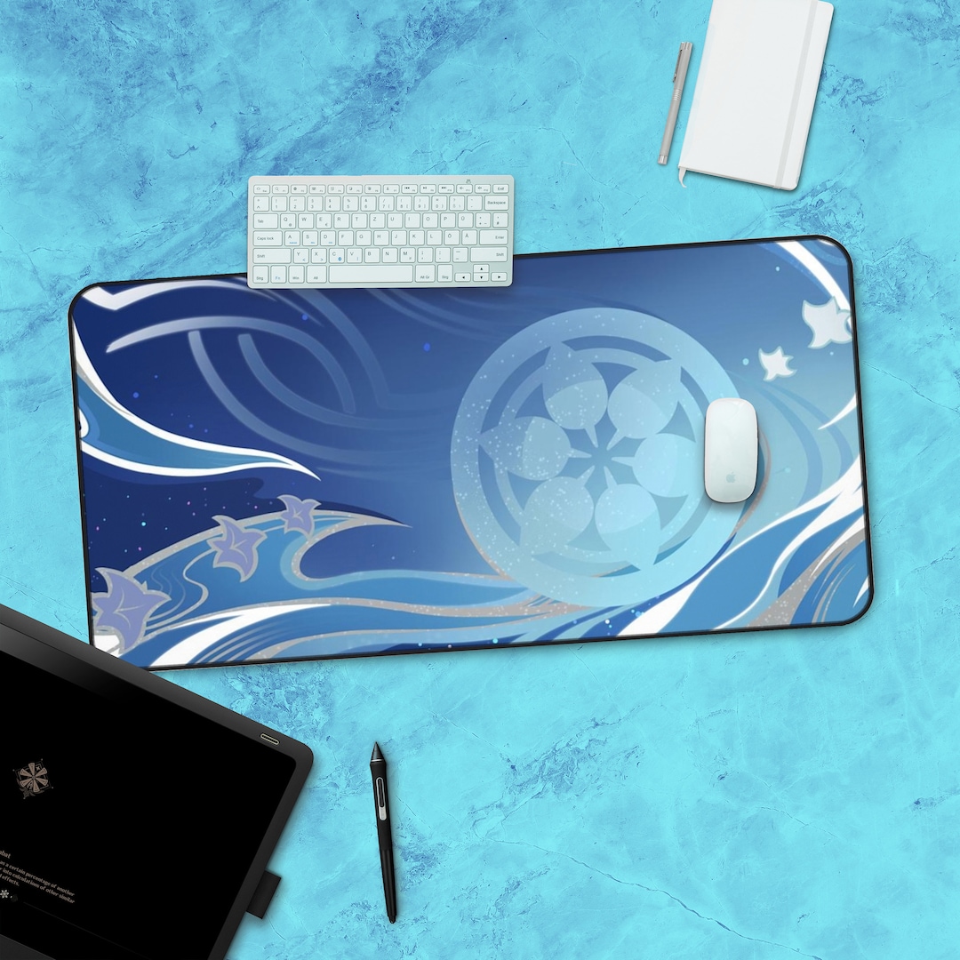 Wanderer Scaramouche Namecard Inspired Genshin Impact Desk Mat Mousepad ...