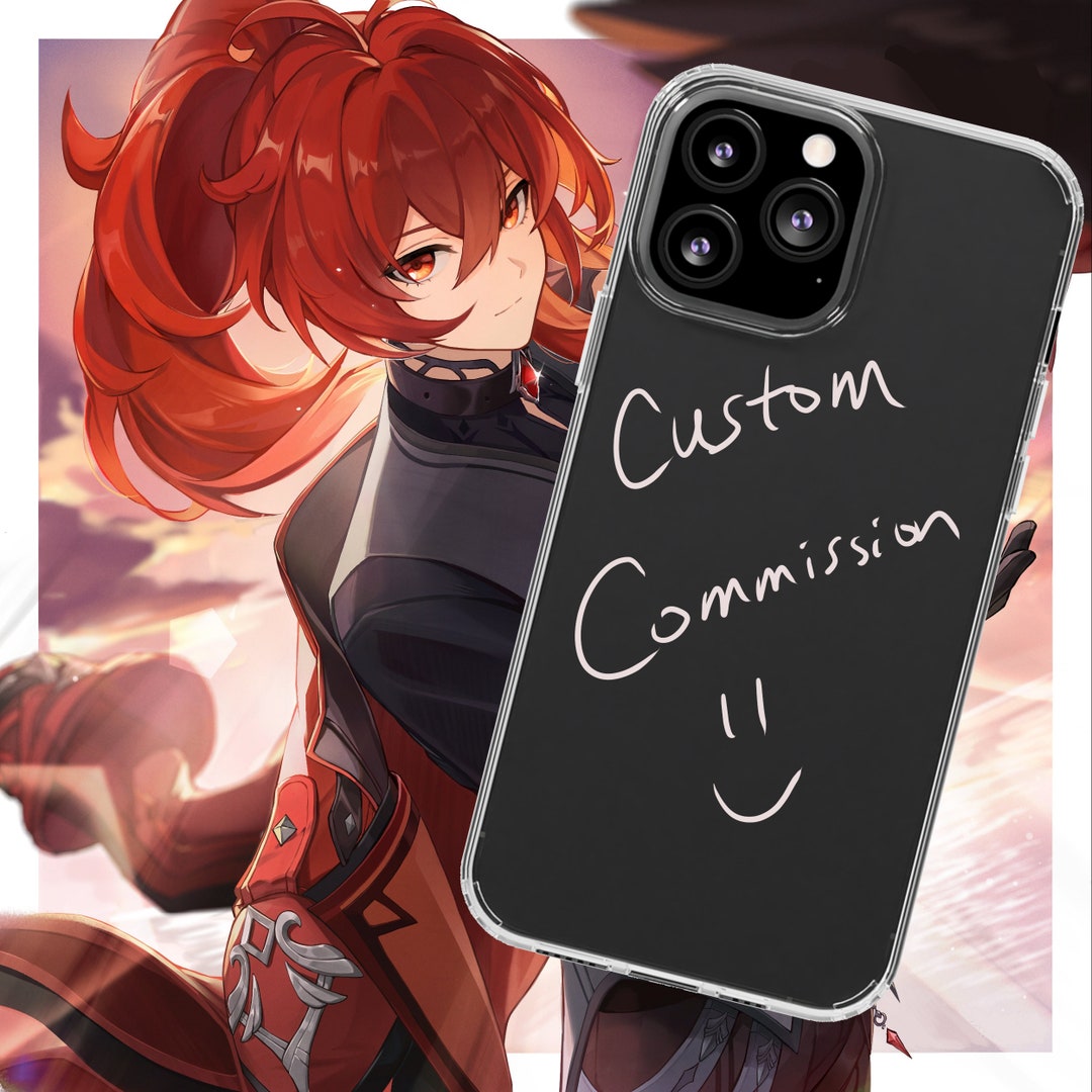 Custom Commission Phone Case: Diluc - Etsy