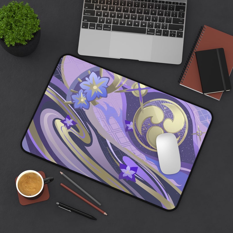 Raiden Shogun Ei Inspired Genshin Impact Desk Mat Mousepad - Etsy