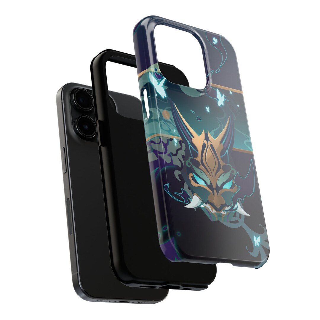 Xiao Inspired Genshin Impact-resistant 2-layer Tough Phone Case ...