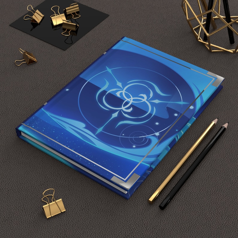 Neuvillette Genshin Impact Inspired Traditional Hardcover Journal - Etsy