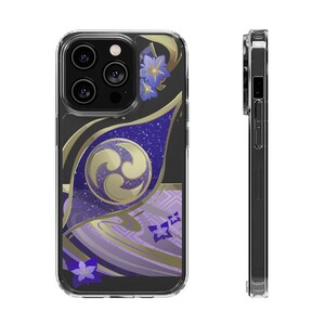 Raiden Shogun Raiden Ei Genshin Inspired Clear Phone Case - Etsy