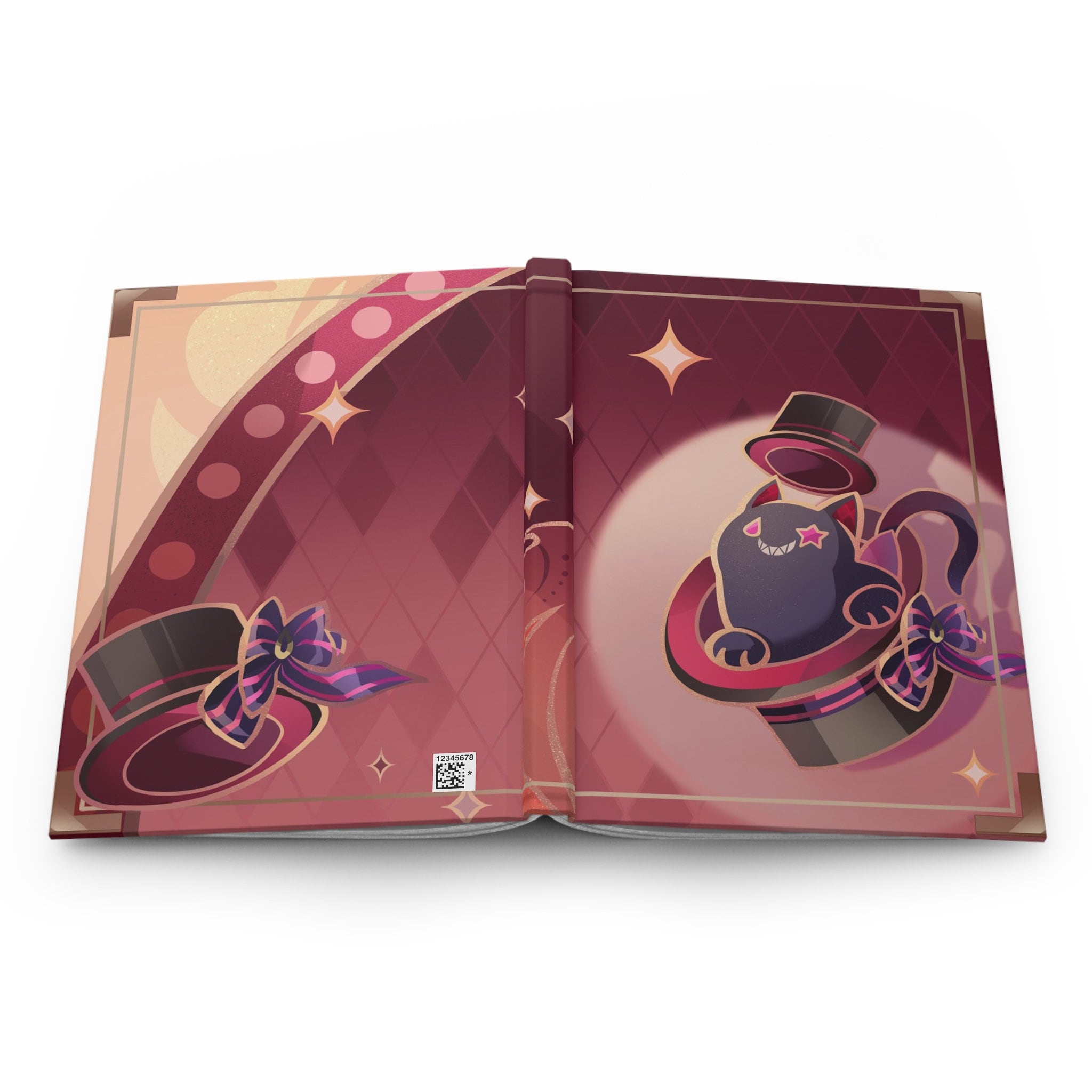 Lyney Genshin Impact Inspired Fontaine Hardcover Notebook - Etsy