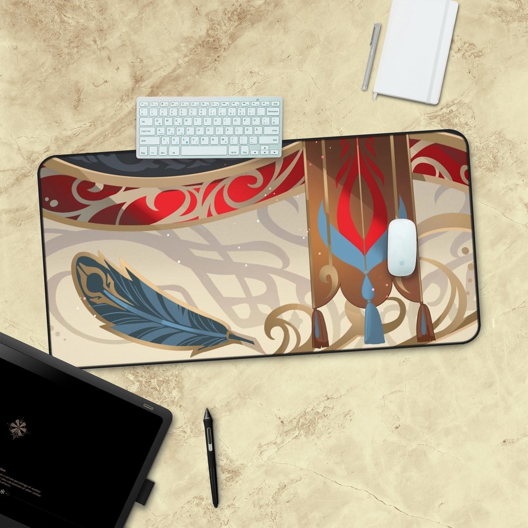 Kaveh Fanmade Namecard Inspired Genshin Impact Desk Mat Mousepad - Etsy