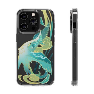 Genshin Xianyun Cloud Retainer Bird Inspired Aesthetic Clear Phone Case ...