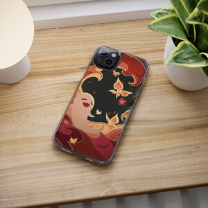 Genshin Hu Tao Elemental Skill Aesthetic Clear Phone Case - Etsy