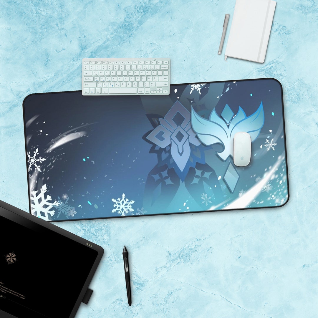 Eula Inspired Genshin Impact Desk Mat Mousepad - Etsy