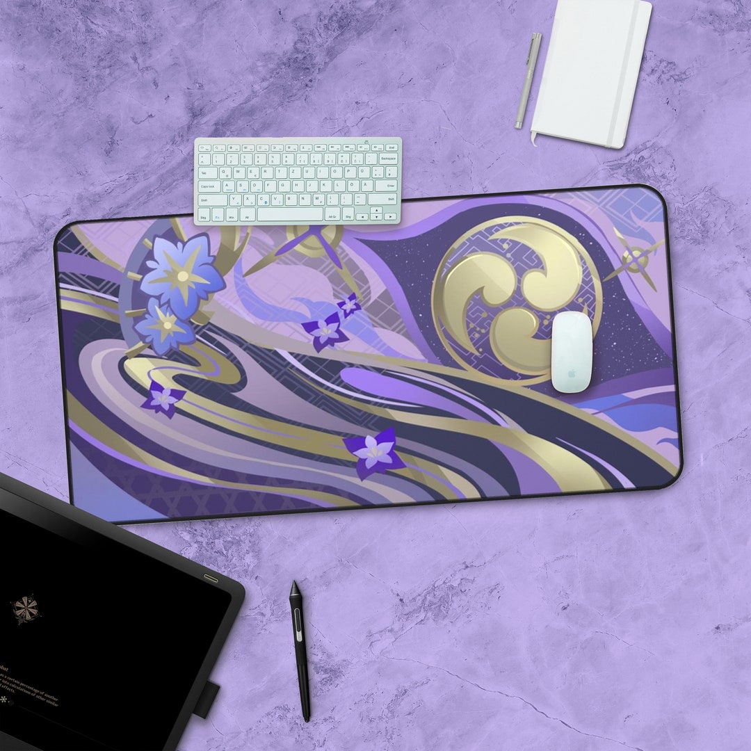 Raiden Shogun Ei Inspired Genshin Impact Desk Mat Mousepad - Etsy Australia