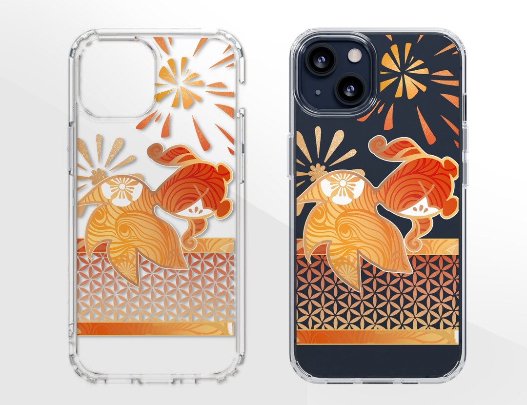 Genshin Yoimiya Inspired Aesthetic Clear Phone Case - Etsy