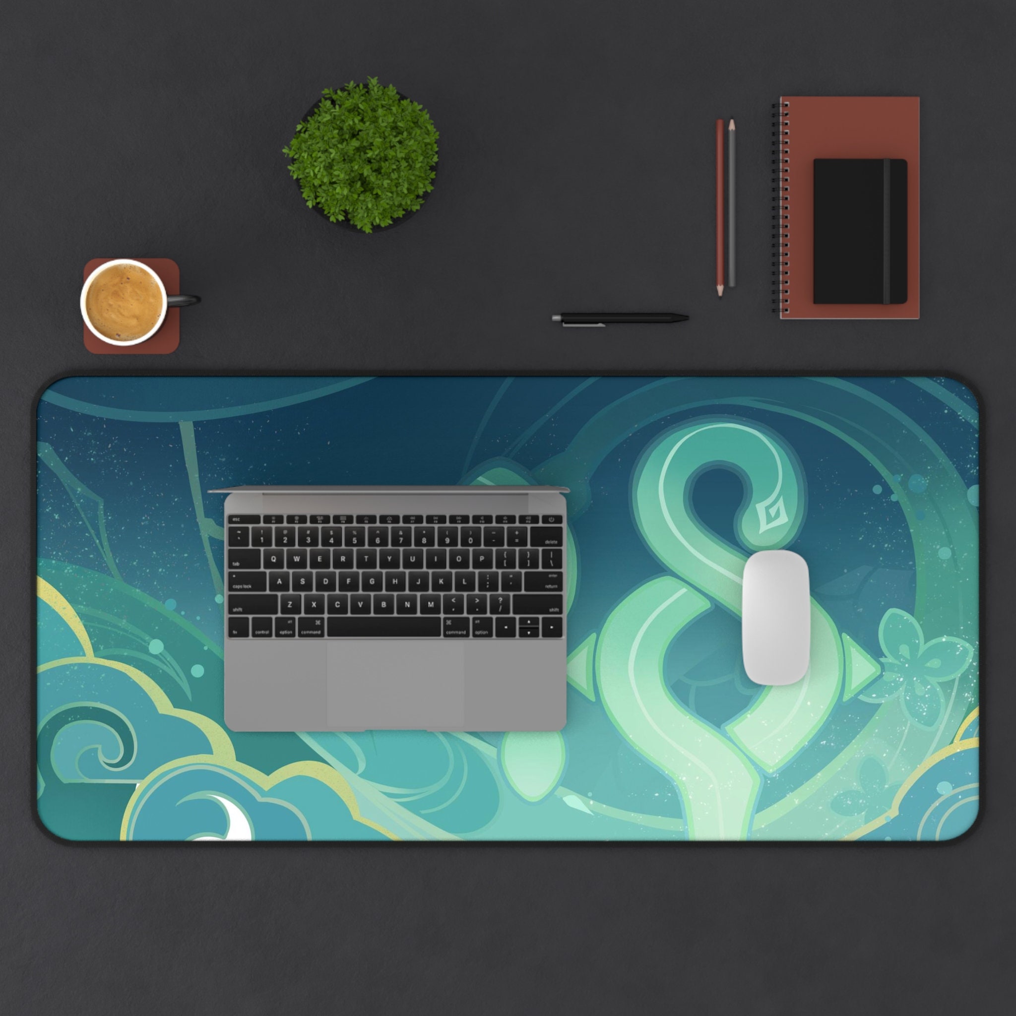 Baizhu Inspired Genshin Impact Desk Mat Mousepad - Etsy