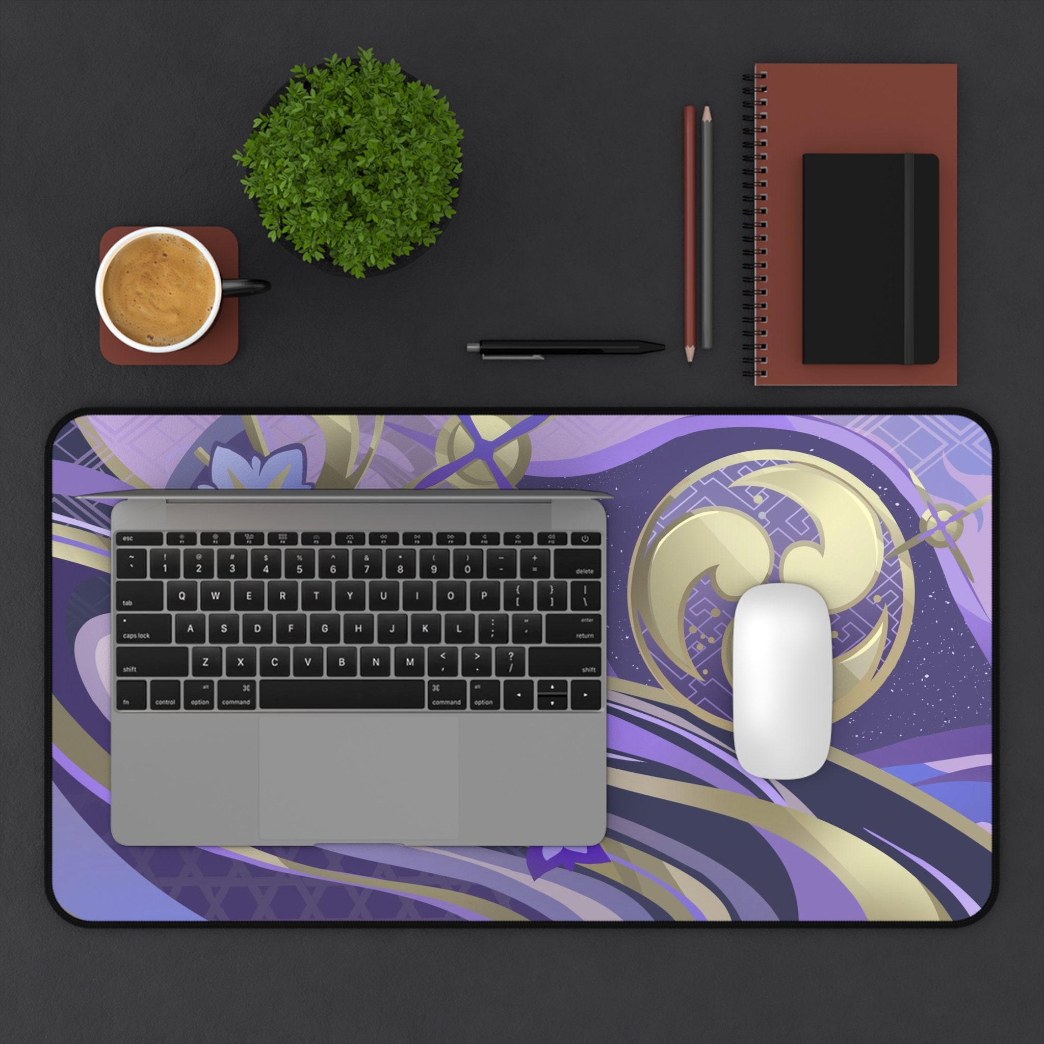 Raiden Shogun Ei Inspired Genshin Impact Desk Mat Mousepad - Etsy Canada