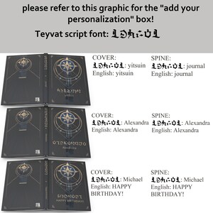 PERSONALIZED Genshin Adventurer Handbook Journal Customized Teyvat ...