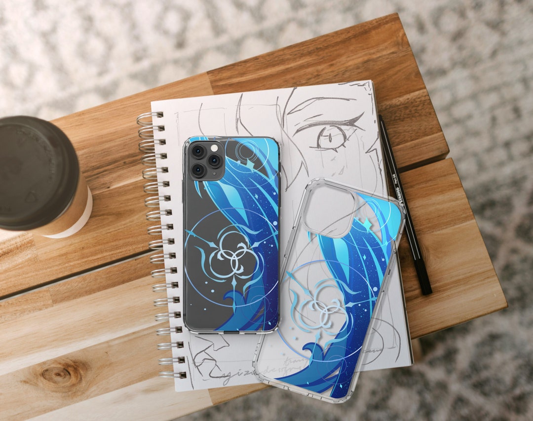 Genshin Neuvillette Inspired Clear Phone Case - Etsy