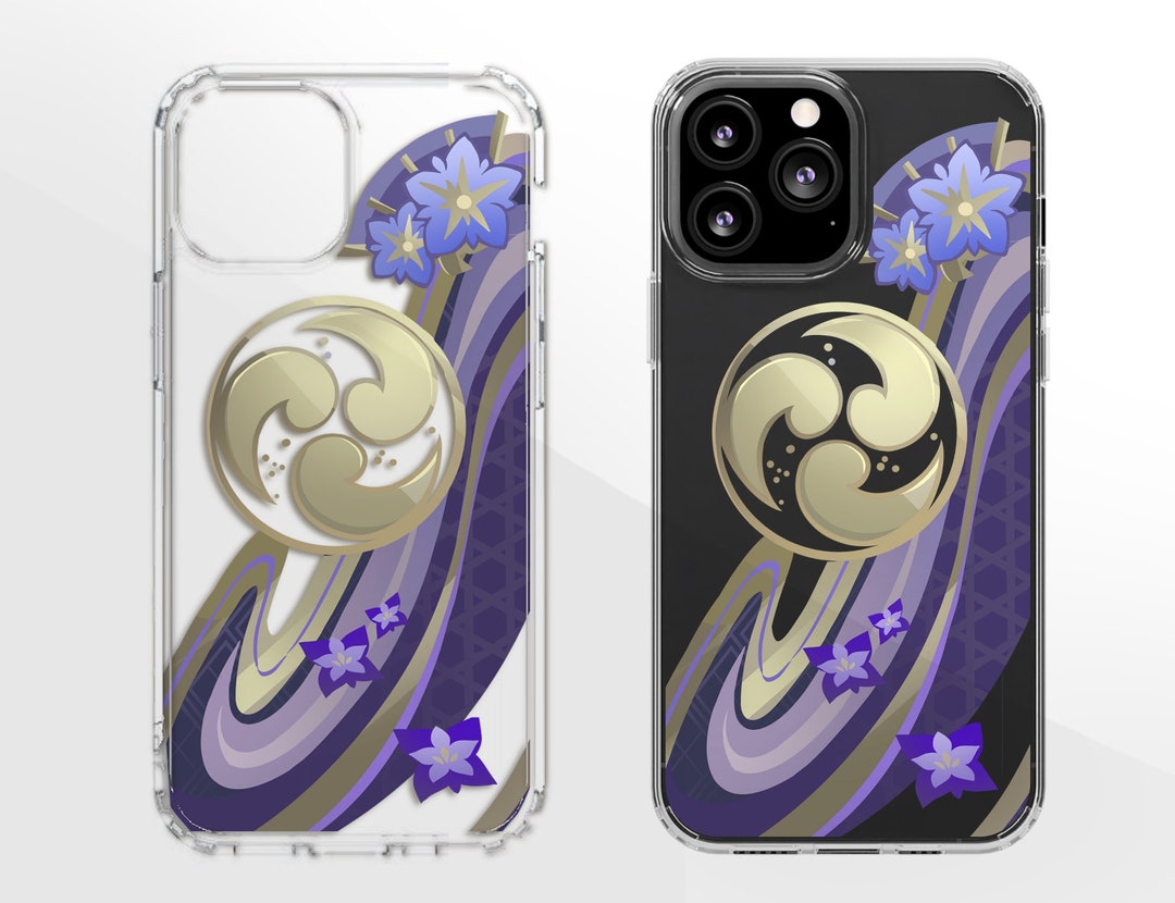 Raiden Shogun Raiden Ei V2 Genshin Inspired Clear Phone Case - Etsy