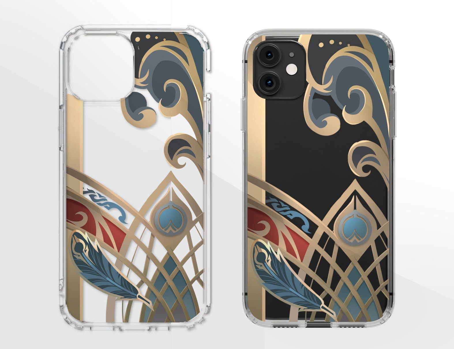 Genshin Kaveh Inspired Aesthetic Clear Phone Case - Etsy