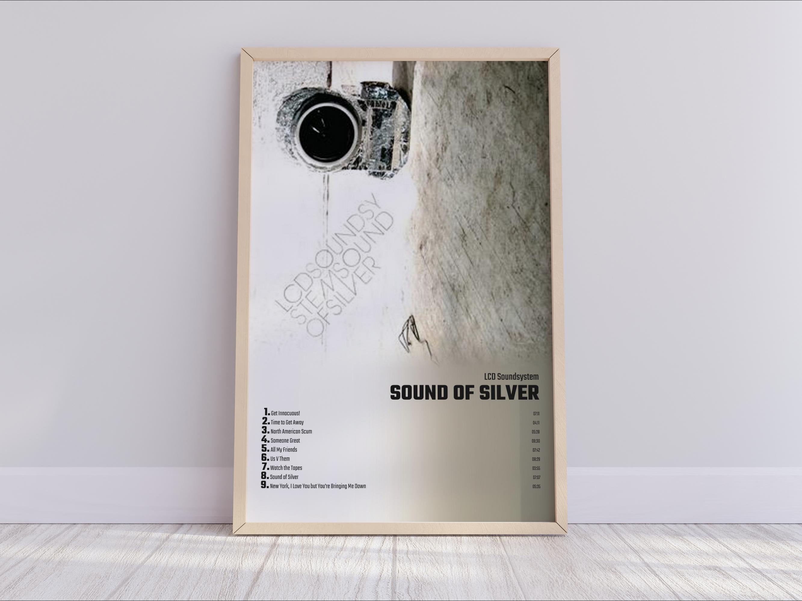 LCD Soundsystem Sound of Silver Album Cover Poster Music - Etsy