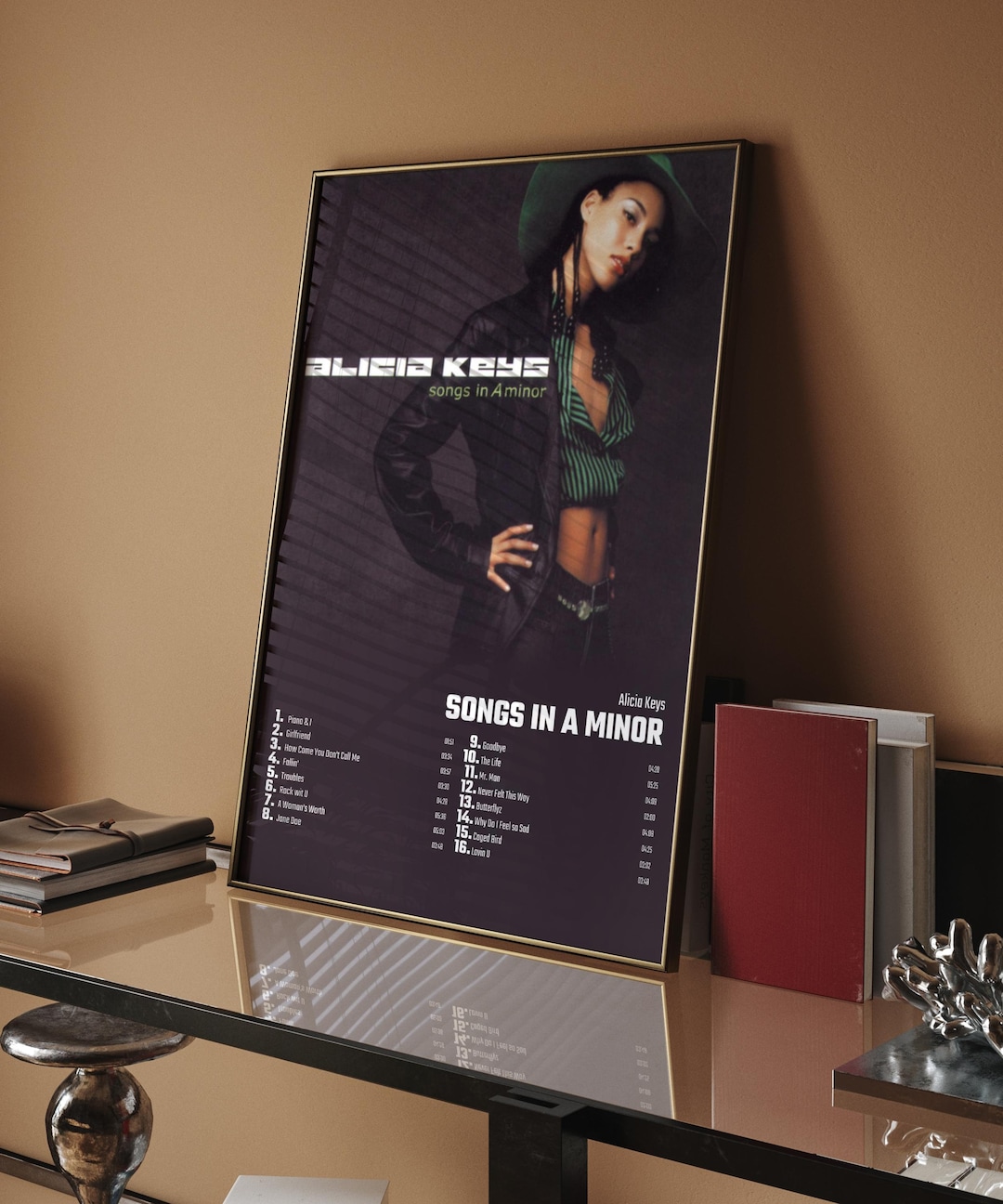 Alicia Keys Songs in A Minor Album Cover Poster Music Poster - Etsy