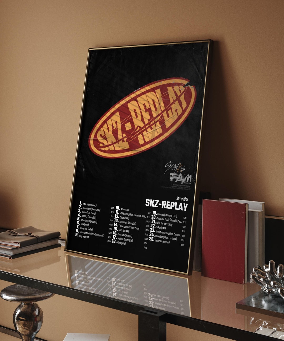 Stray Kids Skz-replay Album Cover Poster Music Poster Home - Etsy