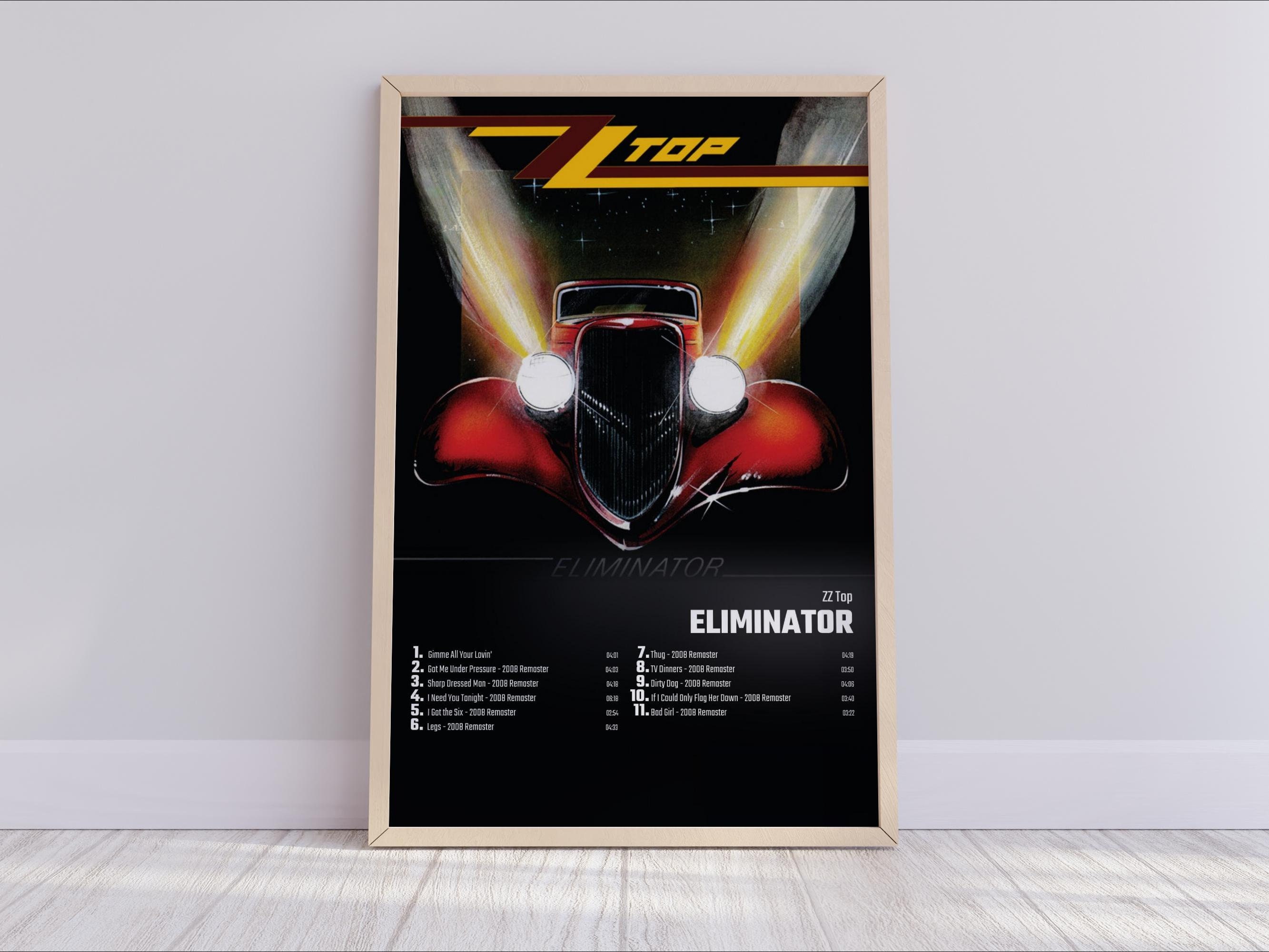 ZZ Top Eliminator Album Cover Poster Music Poster Home - Etsy