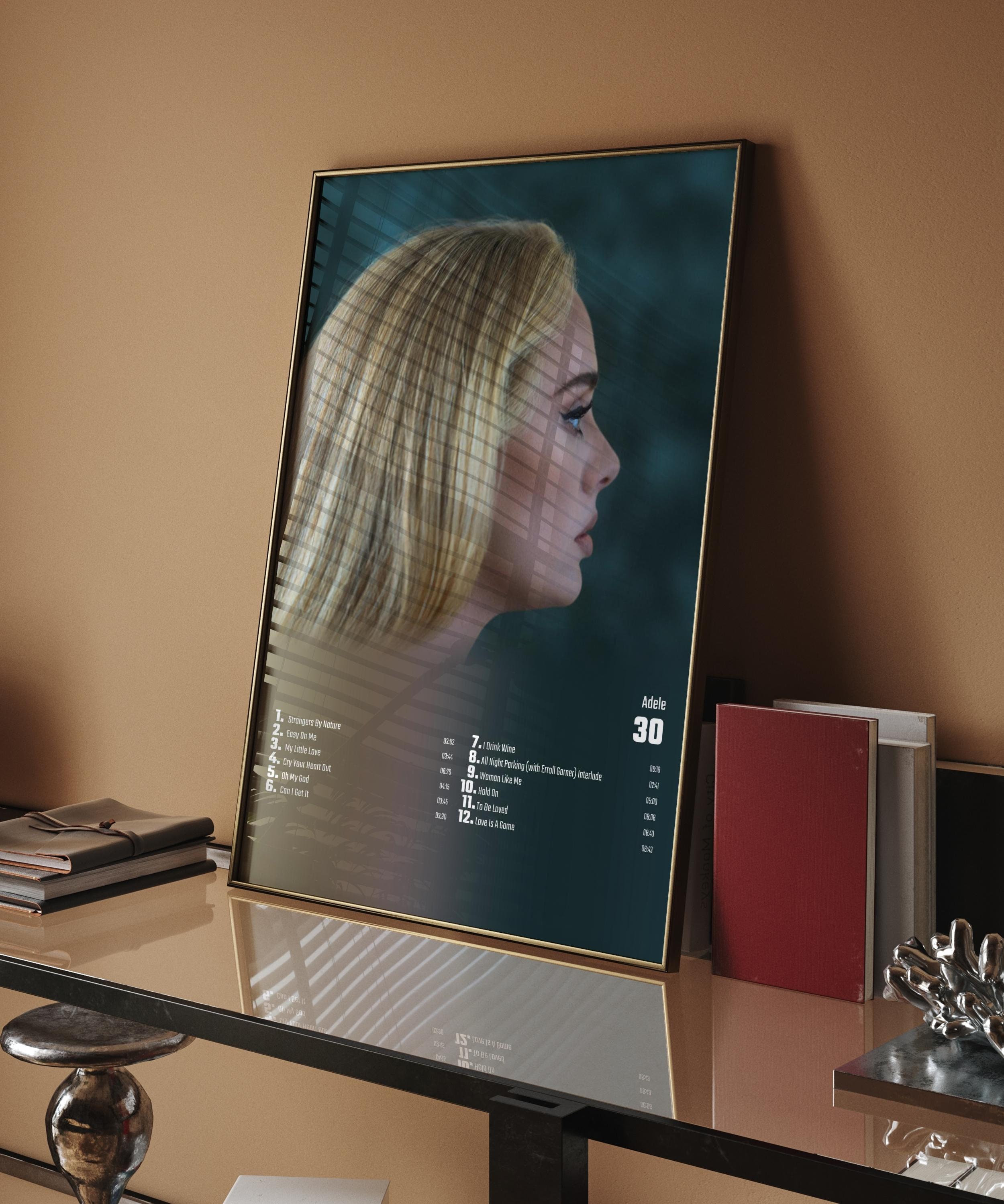 Adele 30 Album Cover Poster Music Poster Home Decor Wall - Etsy