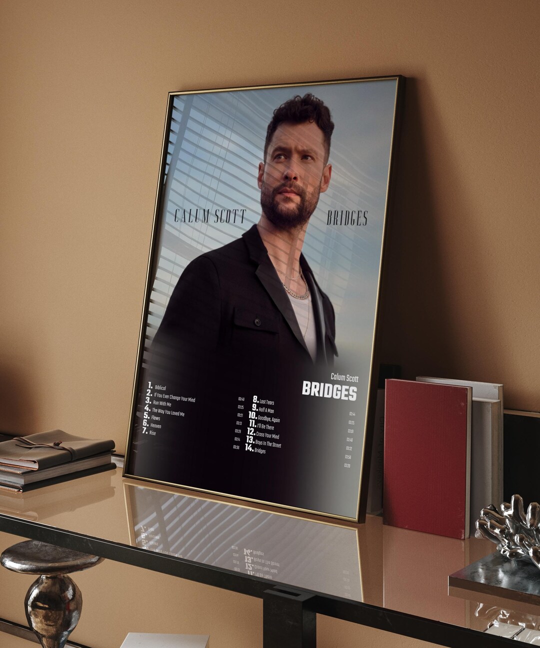Calum Scott Bridges Album Cover Poster Music Poster Home - Etsy
