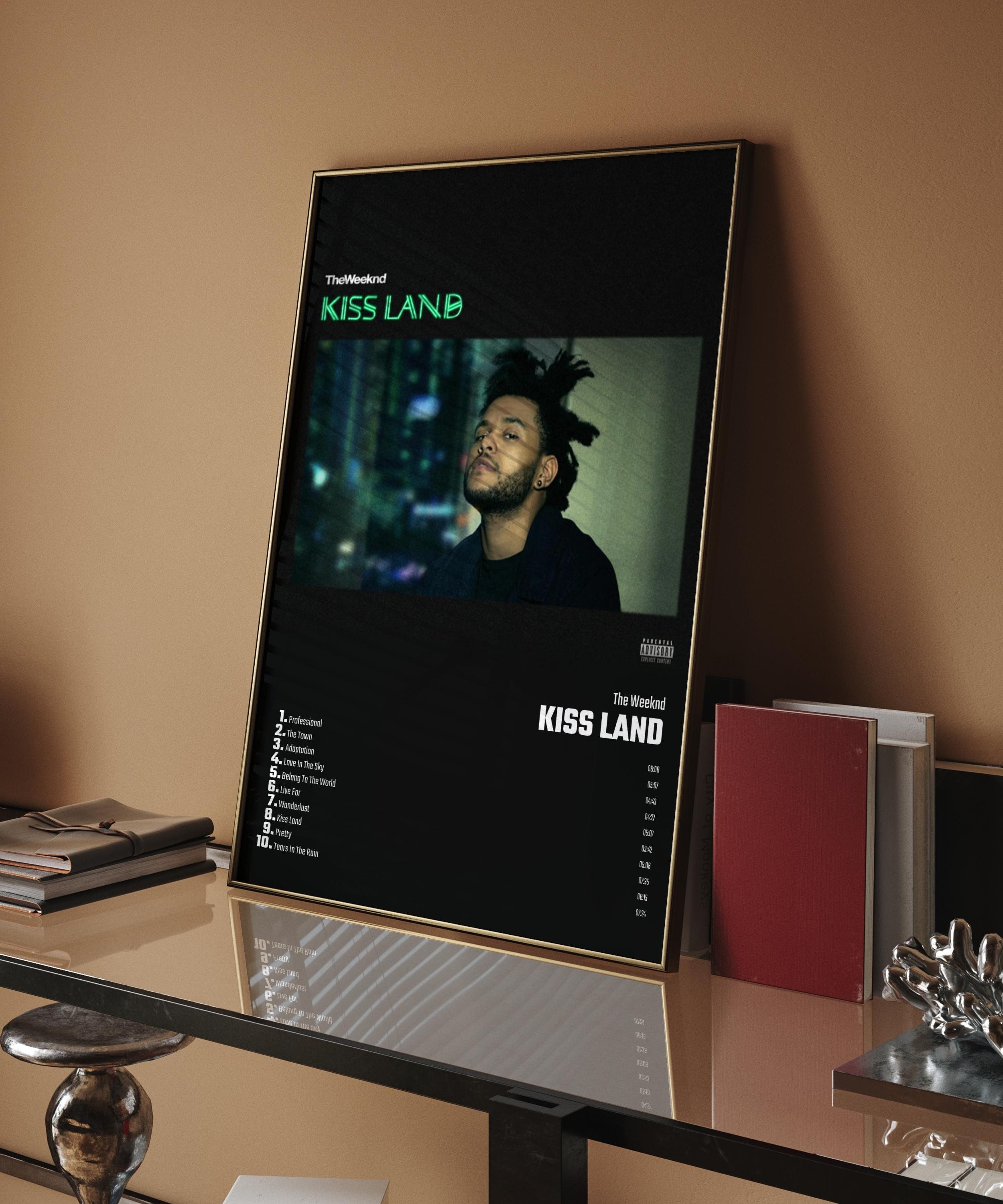 The Weeknd Kiss Land Album Cover Poster Music Poster Home - Etsy