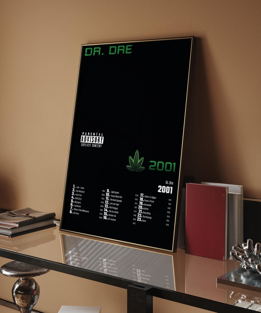 Dr Dre 2001 Album Cover Poster Music Poster Home Decor - Etsy