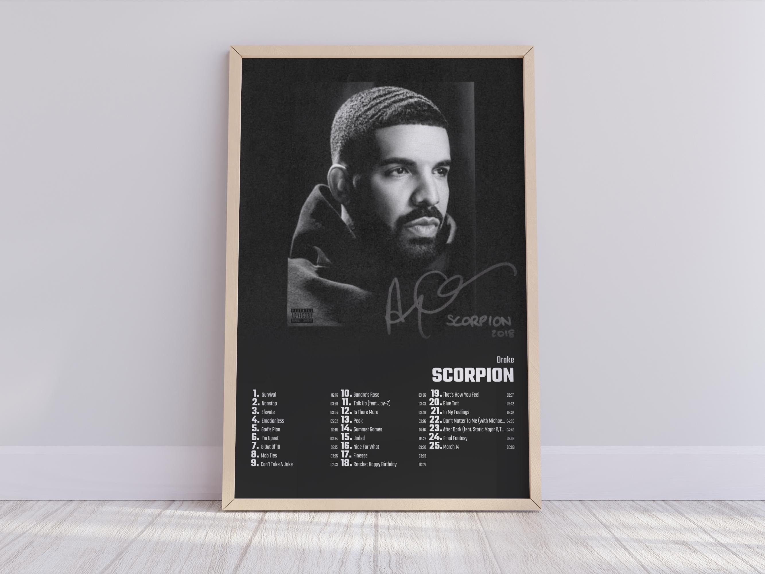 Drake Scorpion Album Cover Poster Music Poster Home Decor - Etsy