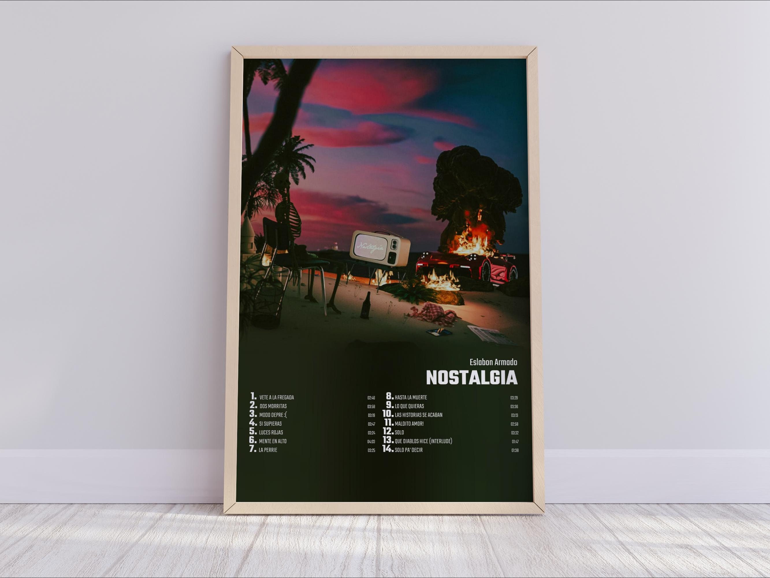 Eslabon Armado Nostalgia Album Cover Poster Music Poster - Etsy