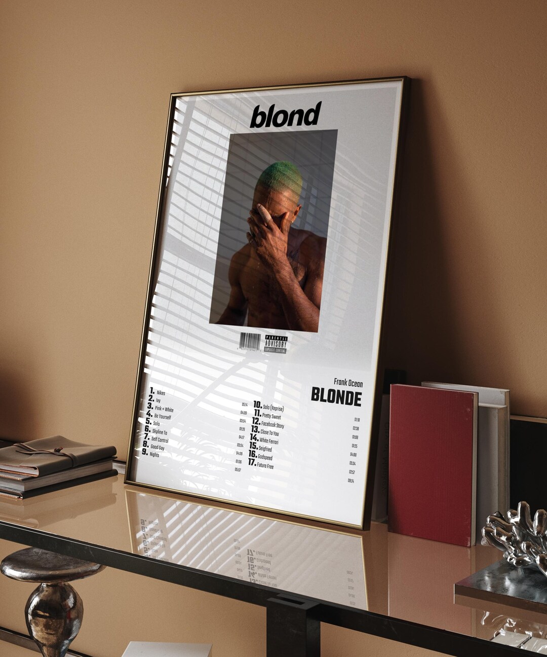 Frank Ocean Blonde Album Cover Poster Music Poster Home - Etsy