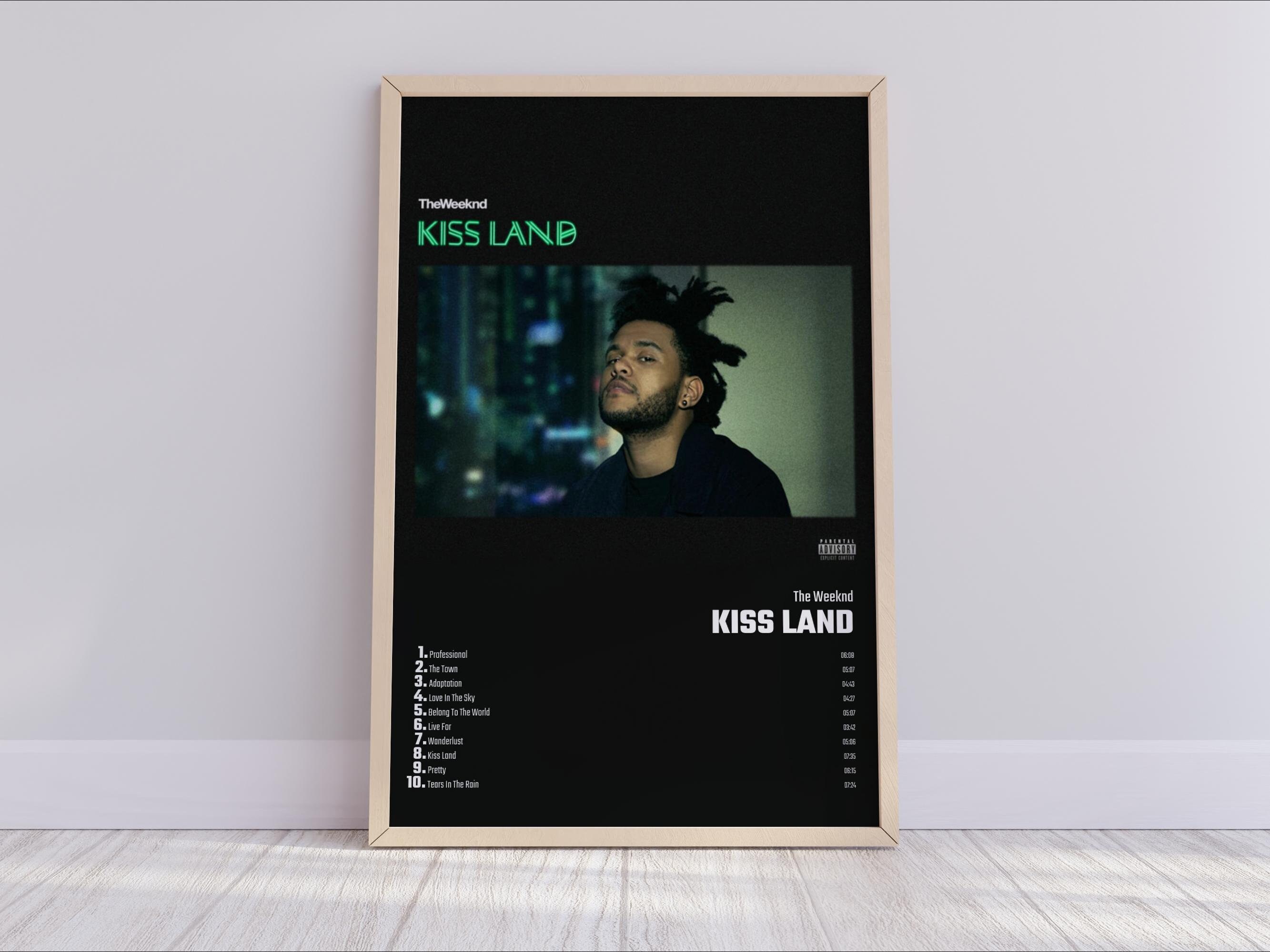 The Weeknd Kiss Land Album Cover Poster Music Poster Home - Etsy