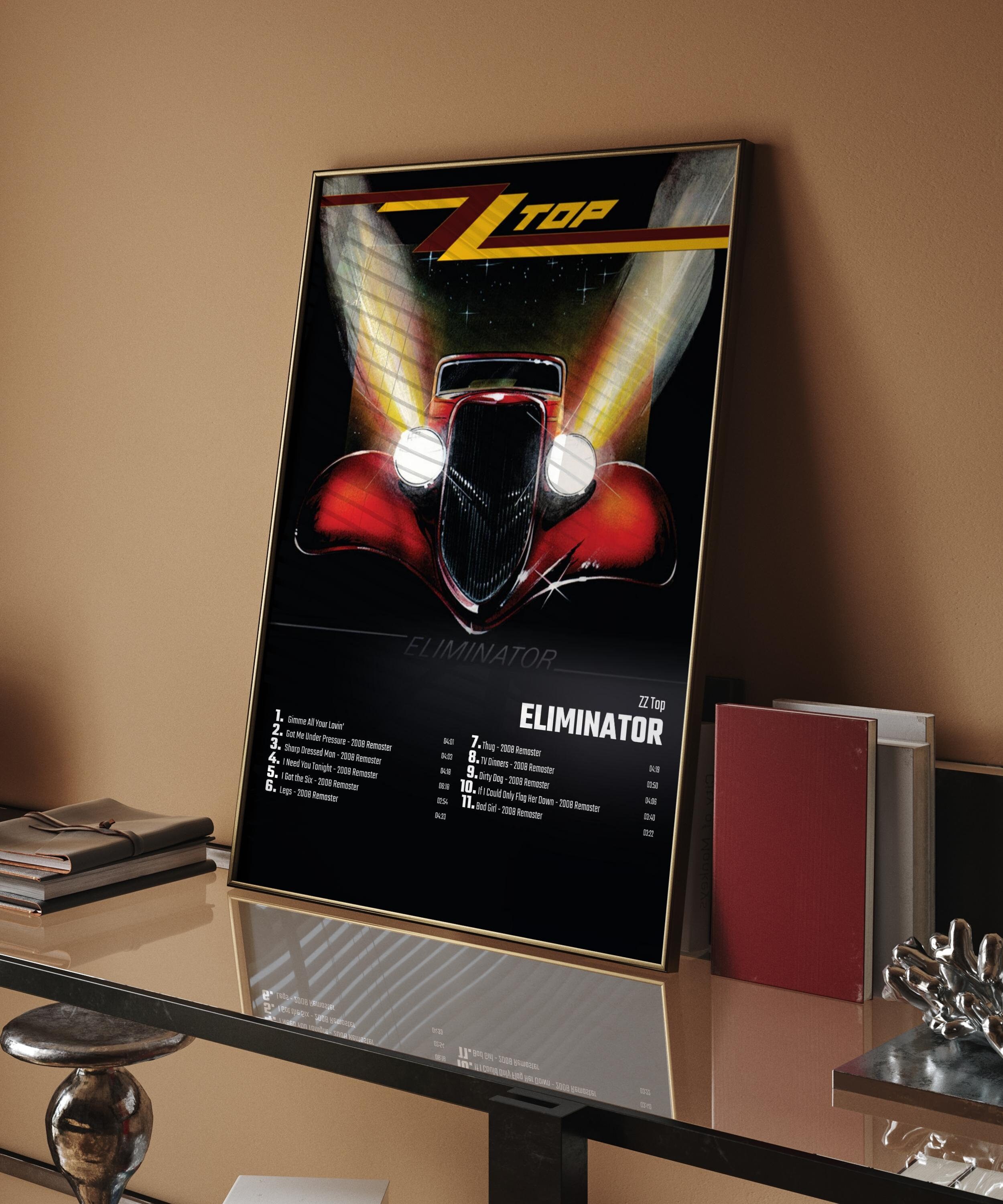 ZZ Top Eliminator Album Cover Poster Music Poster Home - Etsy