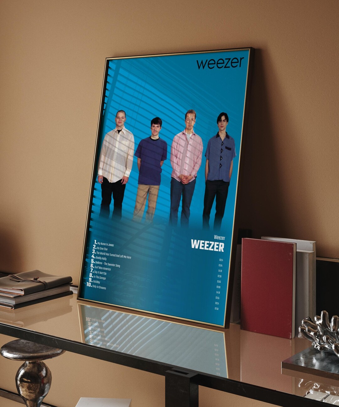 Weezer Weezer Album Cover Poster Music Poster Home Decor - Etsy